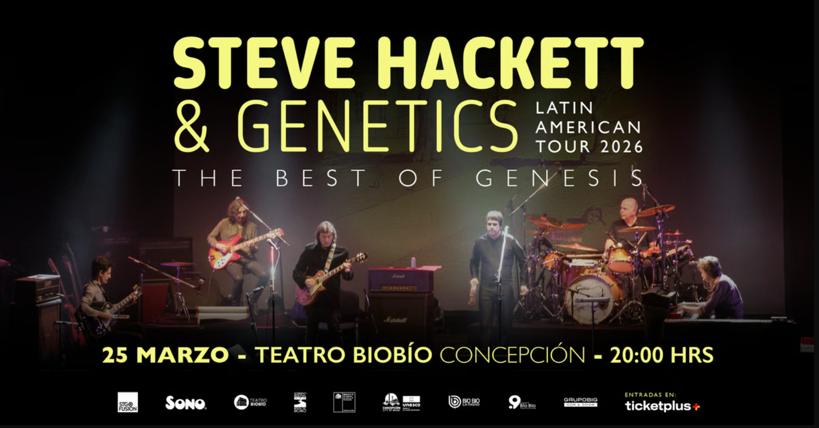 Steve Hackett & Genetics - Concepción, Marzo 2026 en Teatro Biobío De ...